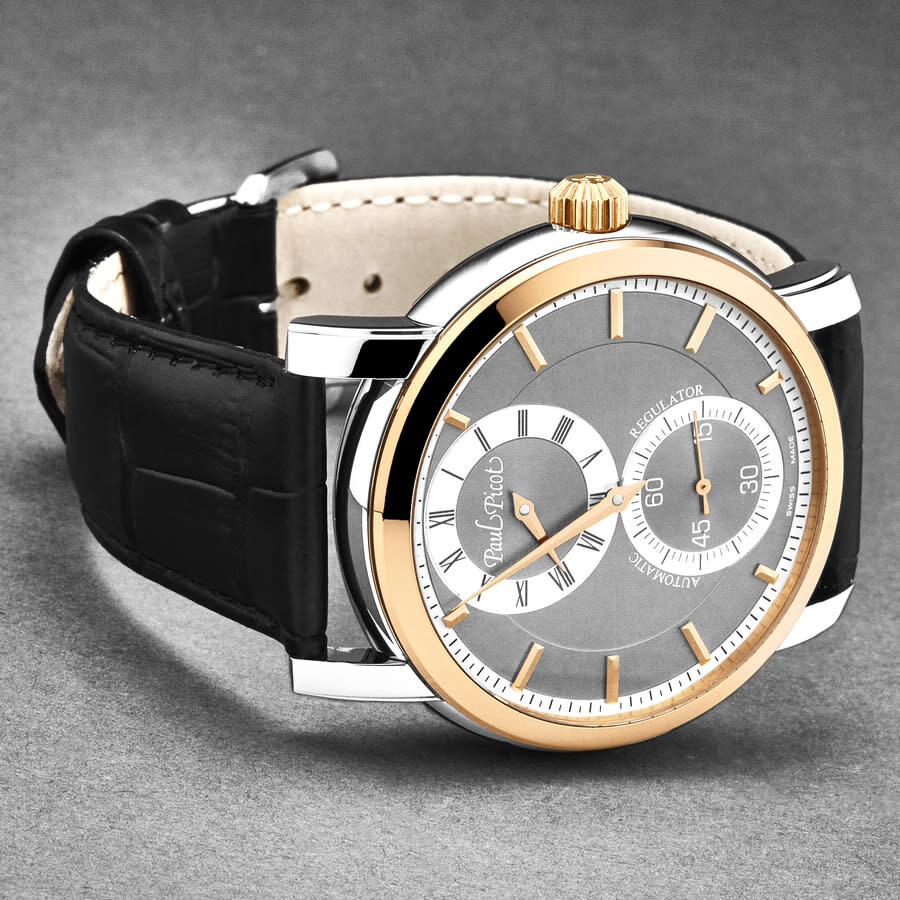 Paul Picot Firshire Automatic Chronometer Grey Dial Men's Watch P0481 ...