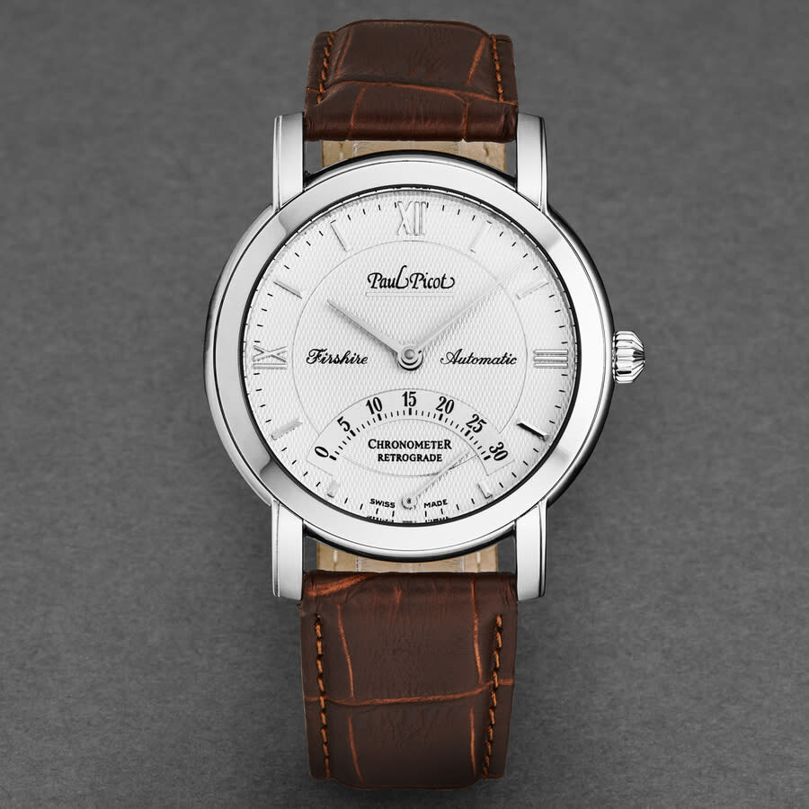 Paul Picot Firshire Automatic Chronometer Silver Dial Men's Watch P7053 ...