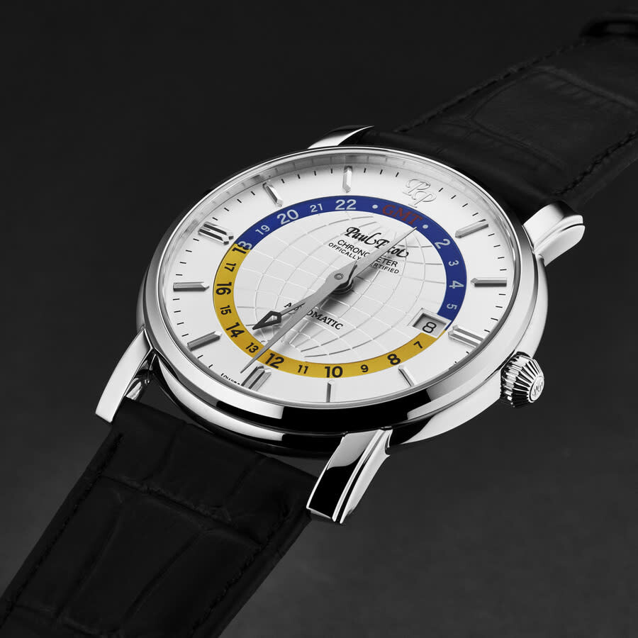 Paul Picot Firshire Automatic Silver Dial Men's Watch P3755.SG.GMT.1131 ...