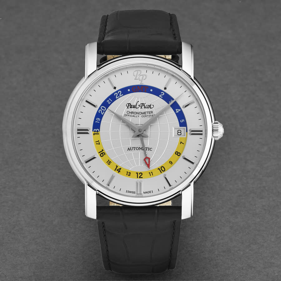 Paul Picot Firshire Automatic Silver Dial Men's Watch P3755.SG.GMT.1131 ...
