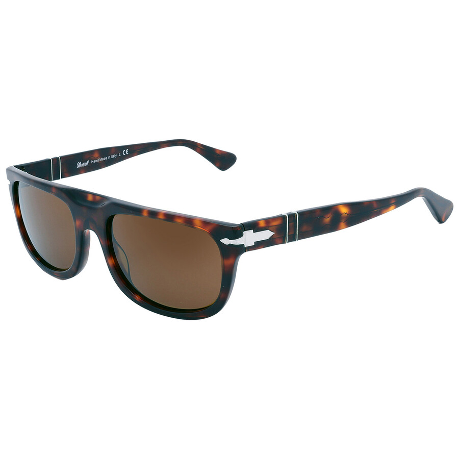 Persol Brown Browline Men's Sunglasses PO3271S 24/33 55 8056597528788 ...