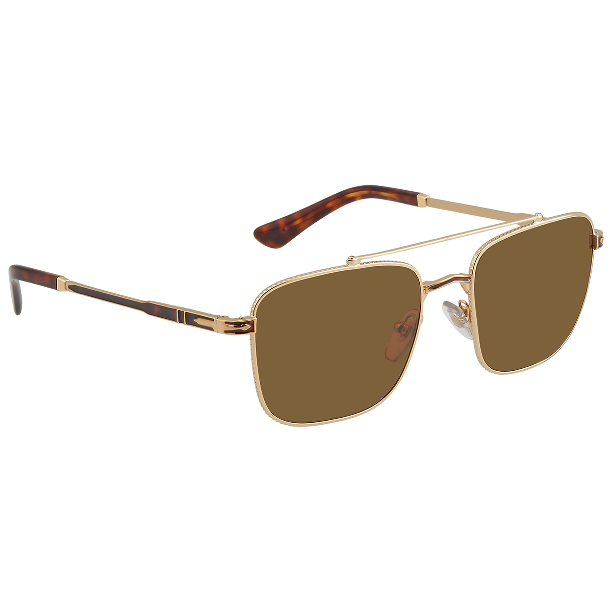 Persol Brown Square Men's Sunglasses PO2487S 110933 55 8056597545365 ...