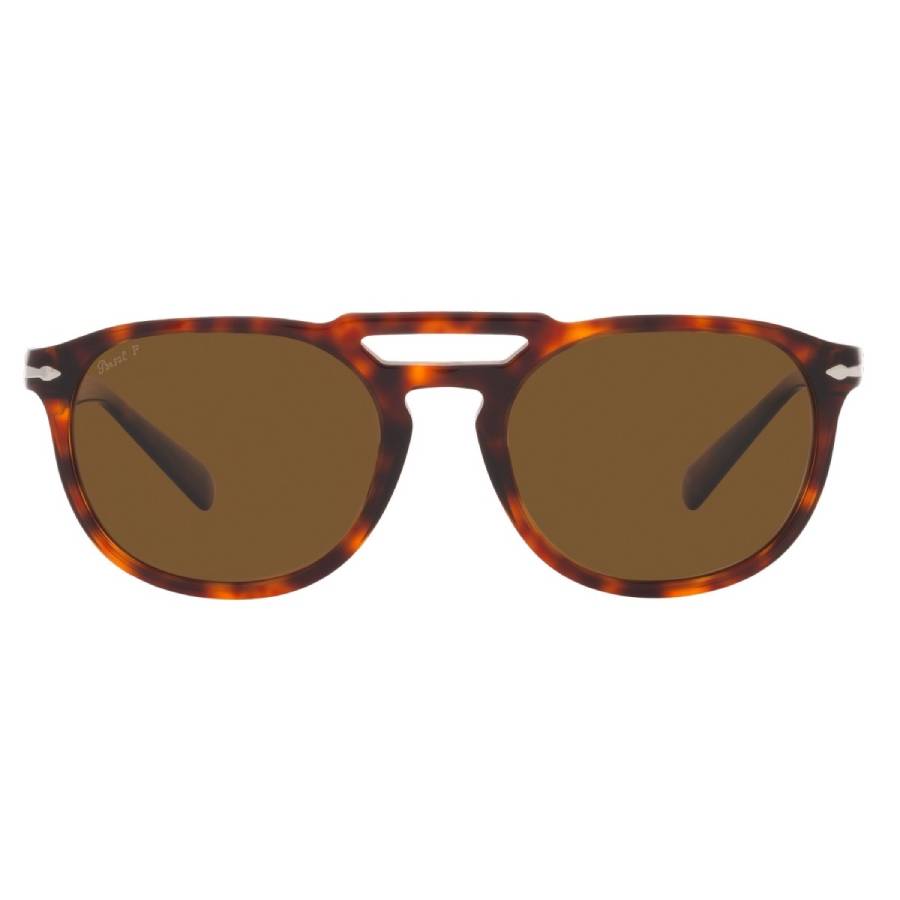 Persol Brown Square Unisex Sunglasses PO3279S 24/57 52 8056597546256 ...