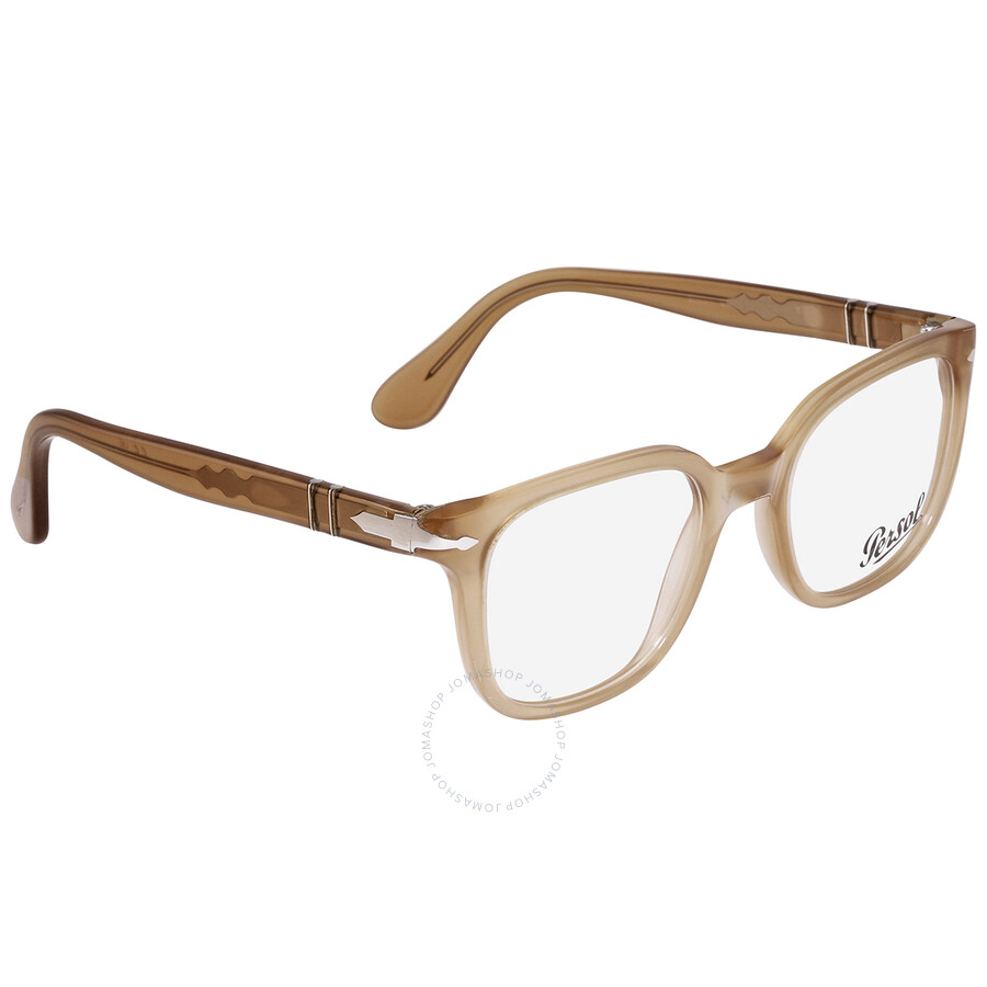 Persol Demo Square Unisex Eyeglasses Po3263v 1169 50 8056597696586