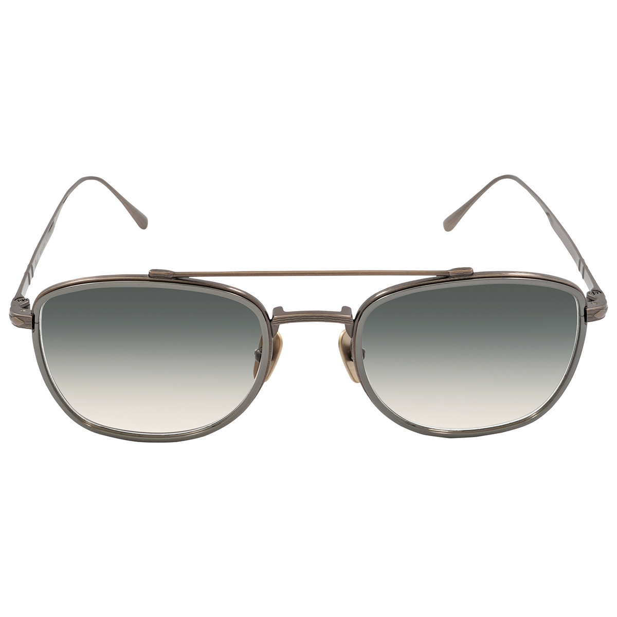 Persol Gray Gradient Square Titanium Men's Sunglasses PO5005ST 800732 ...