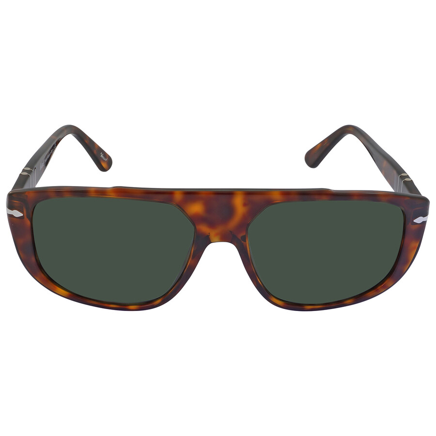Persol Green Rectangular Unisex Sunglasses PO3261S 24/31 54 ...