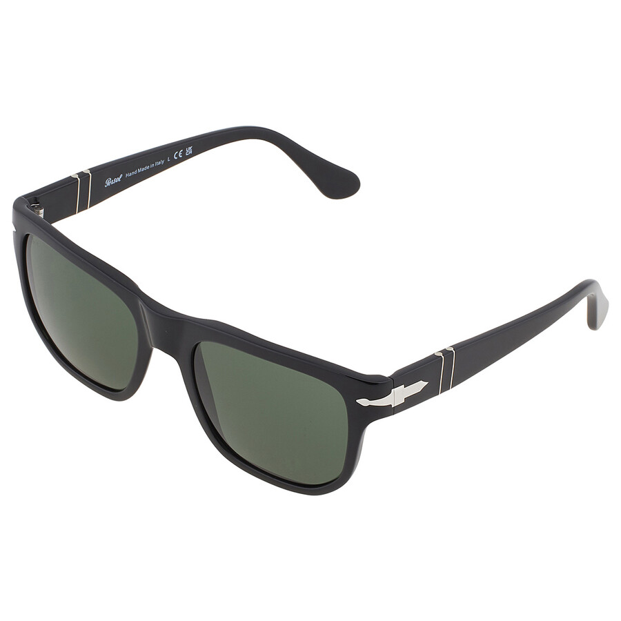 Persol Green Square Unisex Sunglasses PO3306S 95/31 55 8056597744980 ...