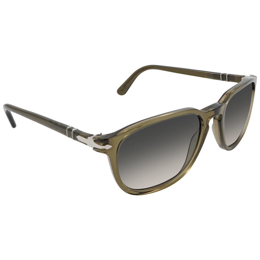 Persol Light Gray Gradient Dark Gray Square Men's Sunglasses PO3019S ...