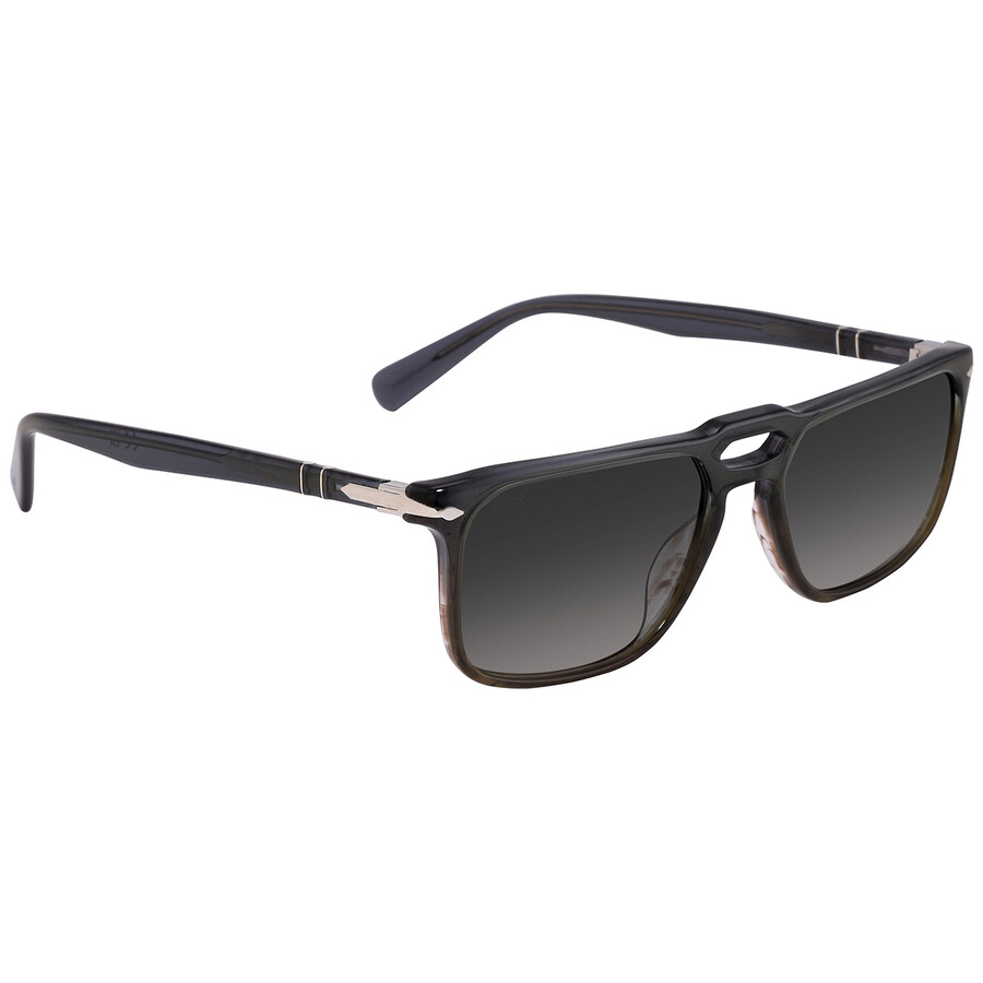 Persol Light Grey Gradient Square Men's Sunglasses PO3273S 101271 55 ...