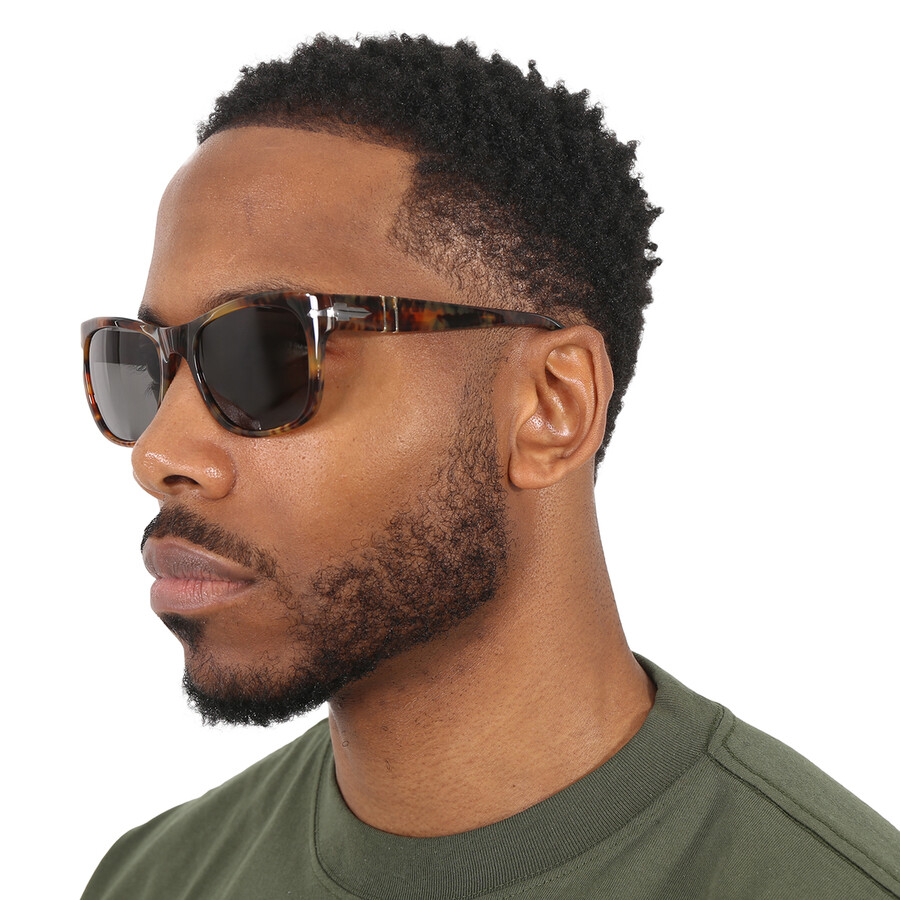 Persol Polarized Black Square Unisex Sunglasses PO3313S 108/48 55 ...