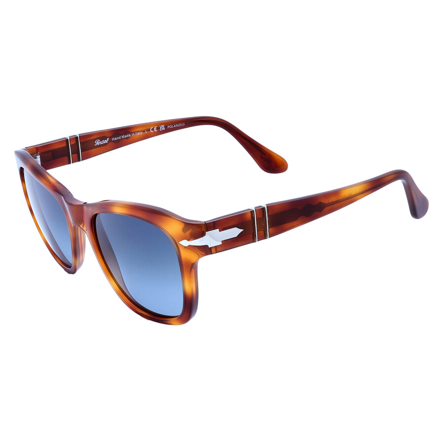 Persol Polarized Blue Gradient Square Unisex Sunglasses PO3313S 96/S3 ...