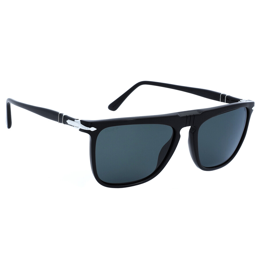 Persol Polarized Green Browline Unisex Sunglasses PO3225S 95/58 56 ...