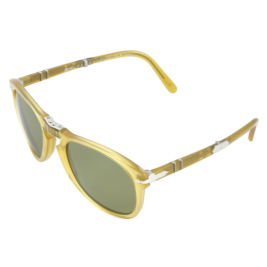 Persol Steve McQueen Polarized Green Folding Pilot Men's Sunglasses ...