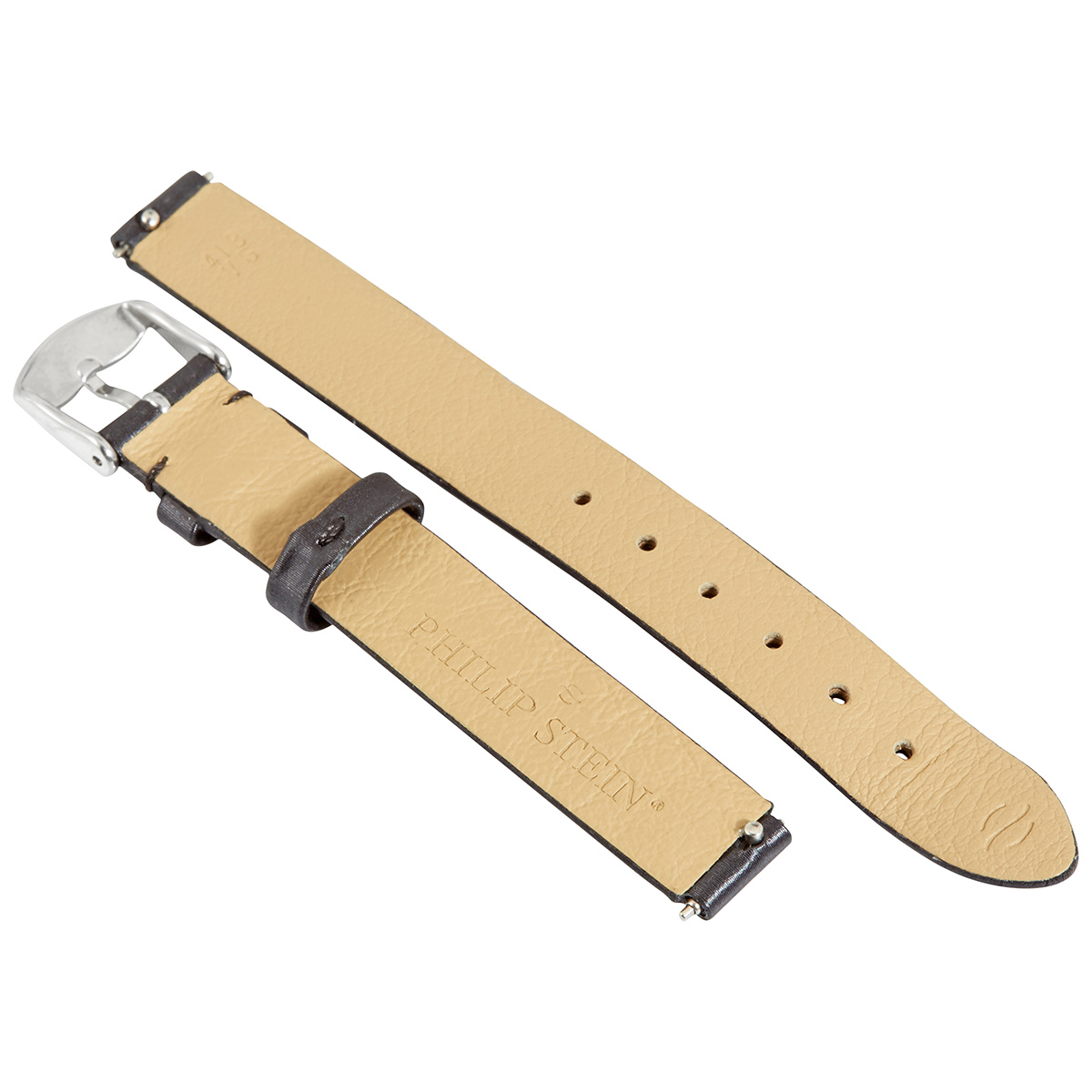 Philip Stein 12 mm Leather Watch Band 4-IB 0843342015932 - Watch ...