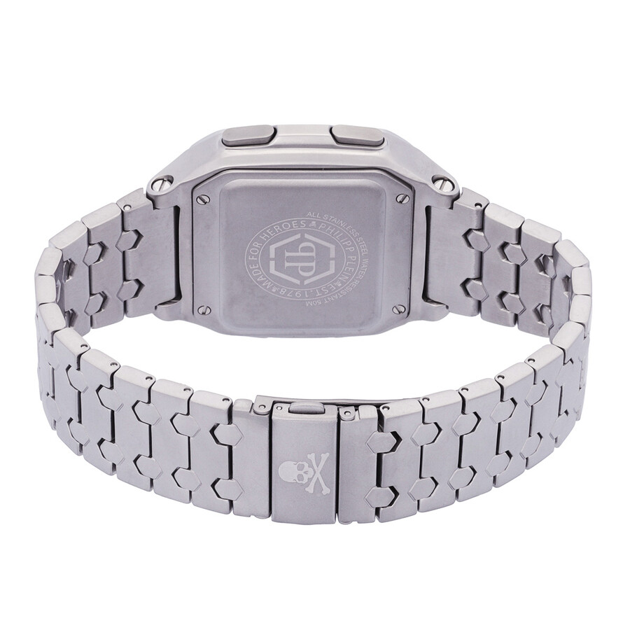 Philipp Plein Hyper Shock Alarm Quartz Digital Unisex Watch PWHAA0521 ...