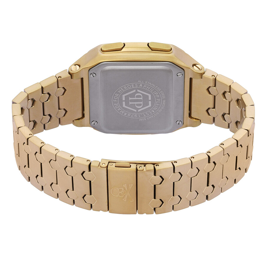 Philipp Plein Hyper Shock Quartz Digital Black Dial Unisex Watch ...