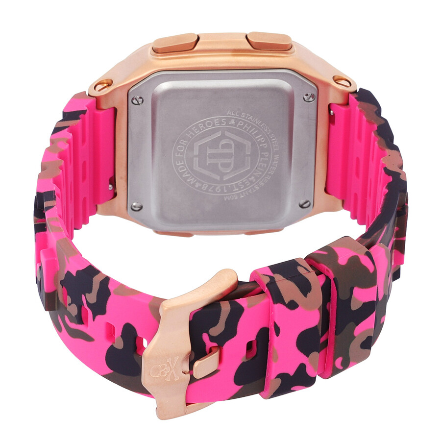 Philipp Plein Hyper Shock Quartz Digital Black Dial Unisex Watch ...