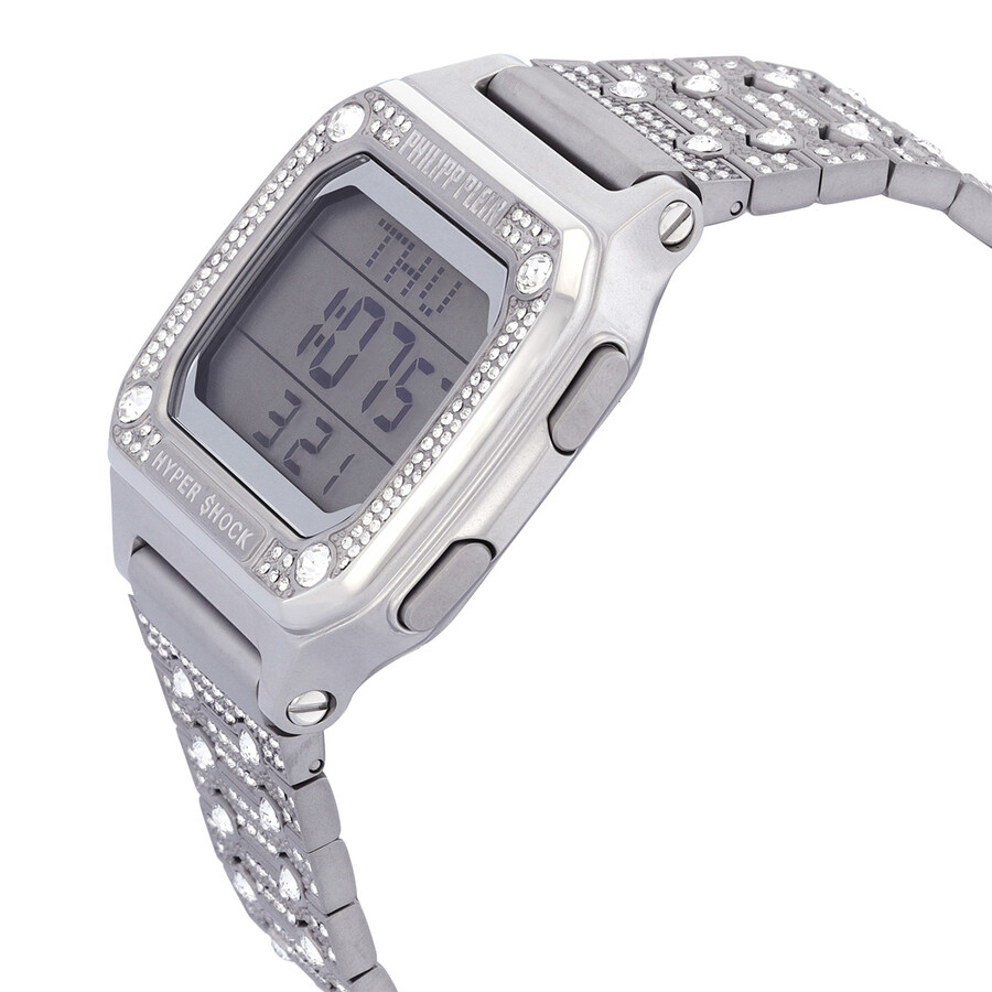 Philipp Plein Hyper Shock Quartz Digital Unisex Watch PWHAA1121 ...