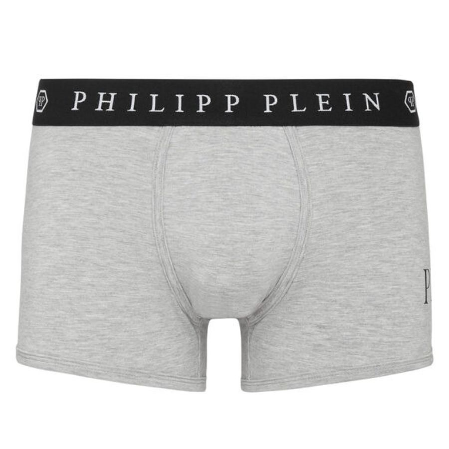 Philipp Plein Iconic Grey Boxers, Size Large PAAC-MUY0272-PTE003N-10 ...