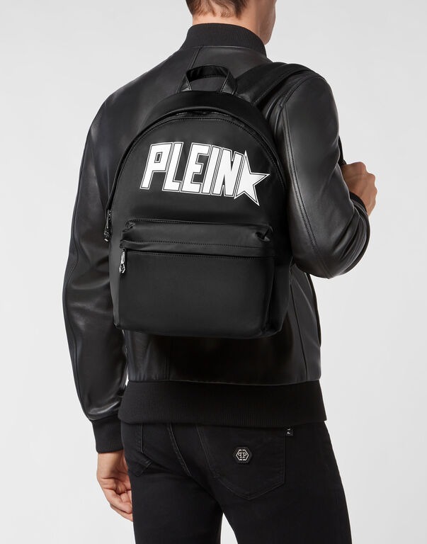 Philipp Plein Iconic Plein Nylon Backpack In Black PAAS-MBA1158-PTE003N ...