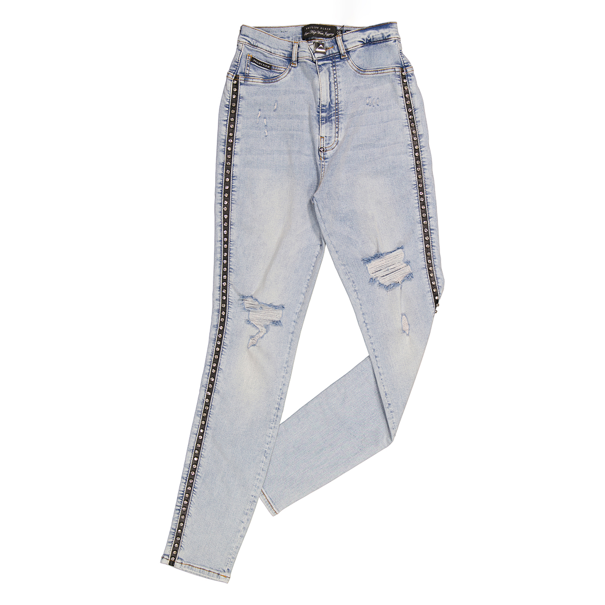 Philipp Plein Ladies Super High Waist Jegging Stones, Waist Size 28 ...