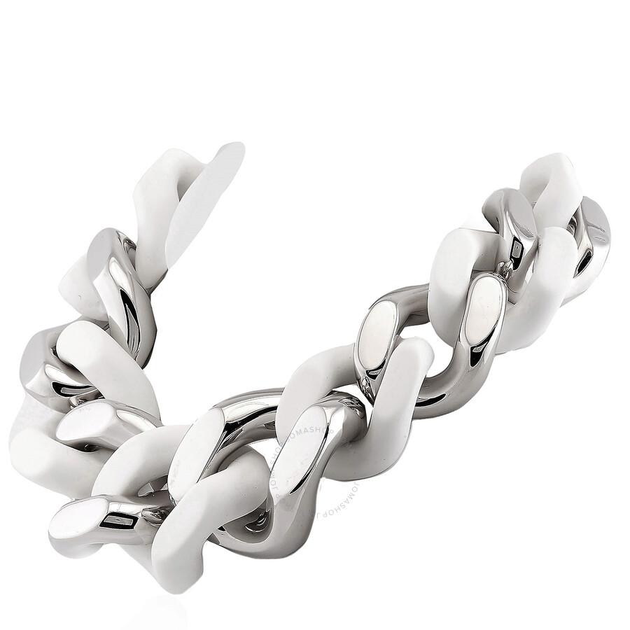 Philipp Plein Metal And Resin Chunky Chain Necklace PAAA-UGB0004 ...