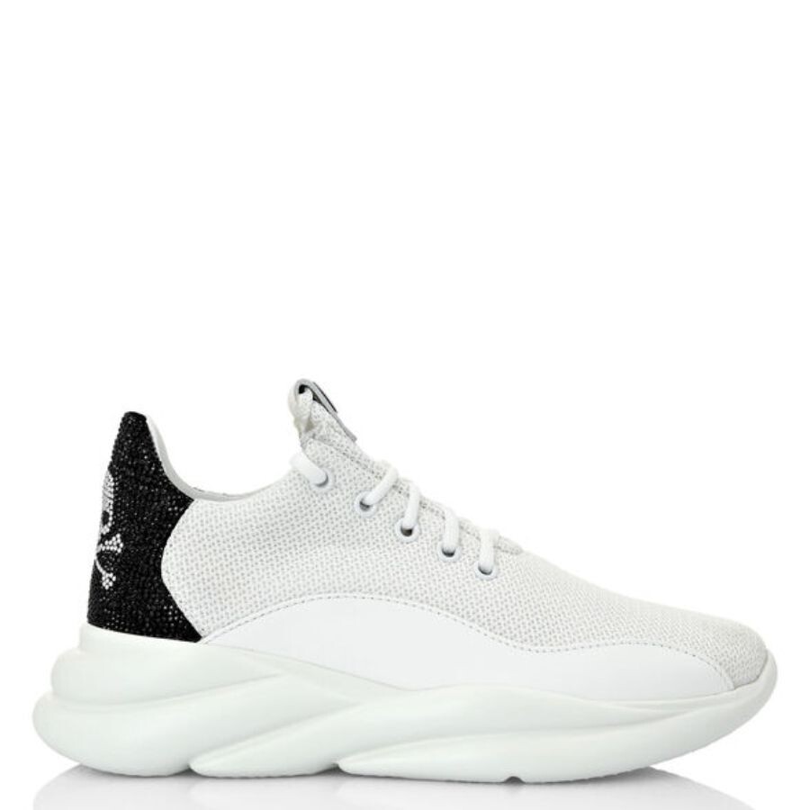 Philipp Plein Runner Plein Hurricane Sneakers with Crystals, Brand Size ...
