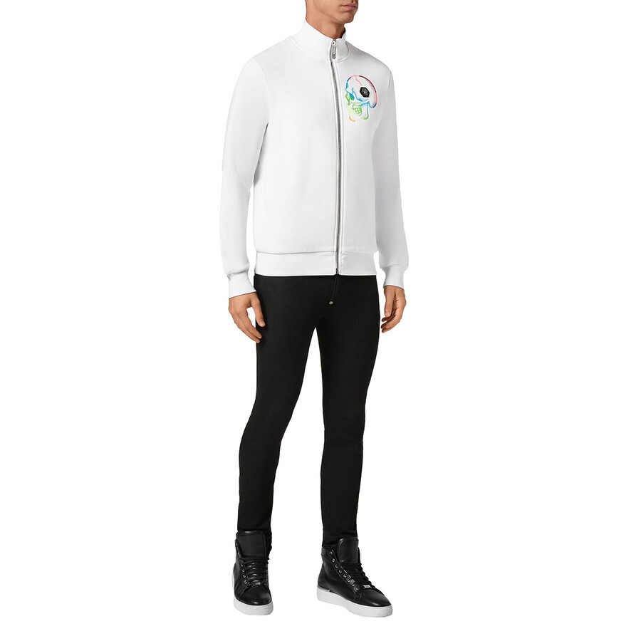 Philipp Plein Skull Print Jogging Jacket , Size XX-Large PAAC-MJB2472 ...