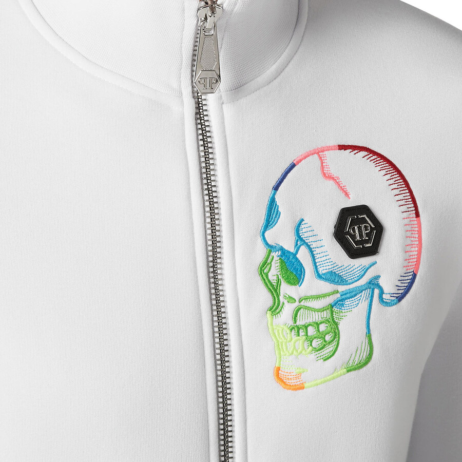 Philipp Plein Skull Print Jogging Jacket , Size XX-Large PAAC-MJB2472 ...