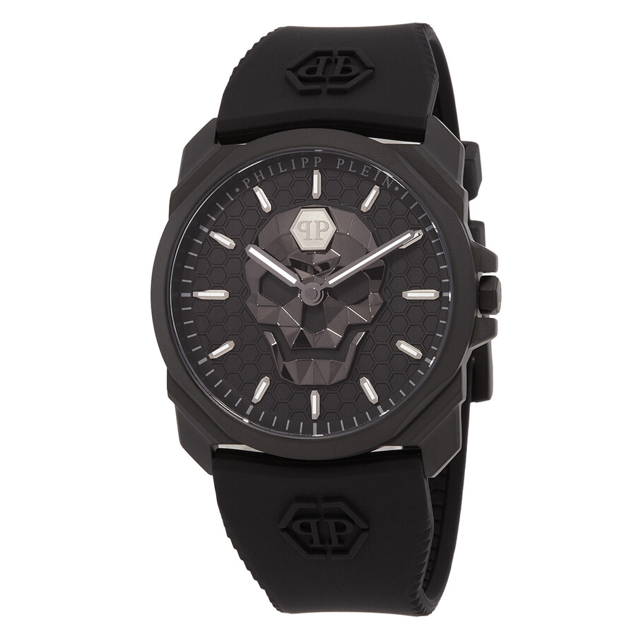 Philipp Plein The Skull King Quartz Black Dial Men's Watch PWLAA0422 ...