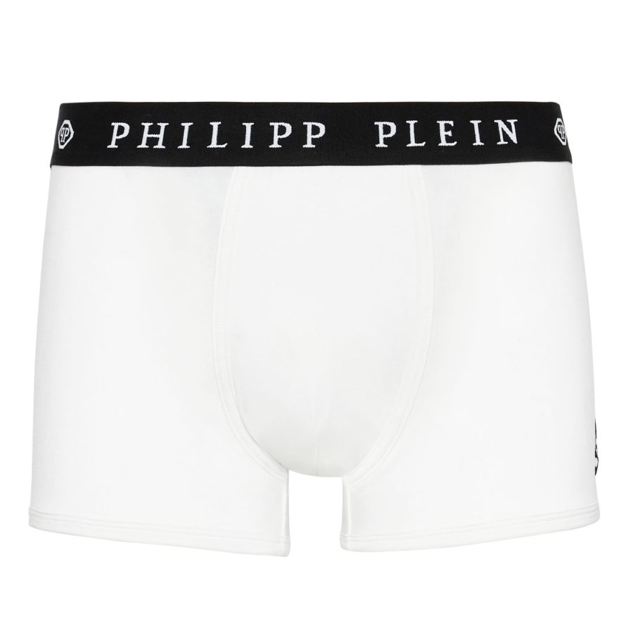 Philipp Plein White Cotton Jersey Skull Boxers, Size XX-Large F20C ...
