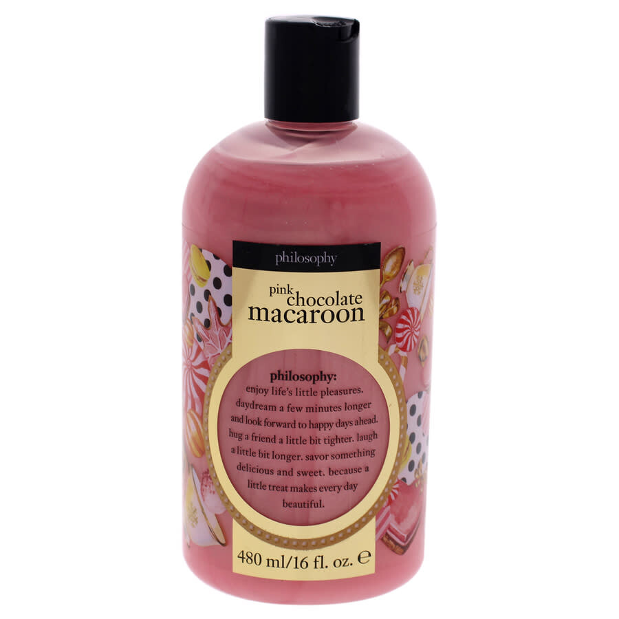 Philosophy Pink Chocolate Macaroon by Philosophy for Unisex - 16 oz ...
