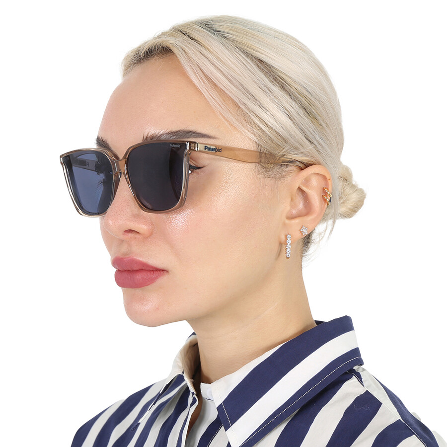 Polaroid Core Blue Cat Eye Ladies Sunglasses PLD 6160/S 010A/C3 62 ...