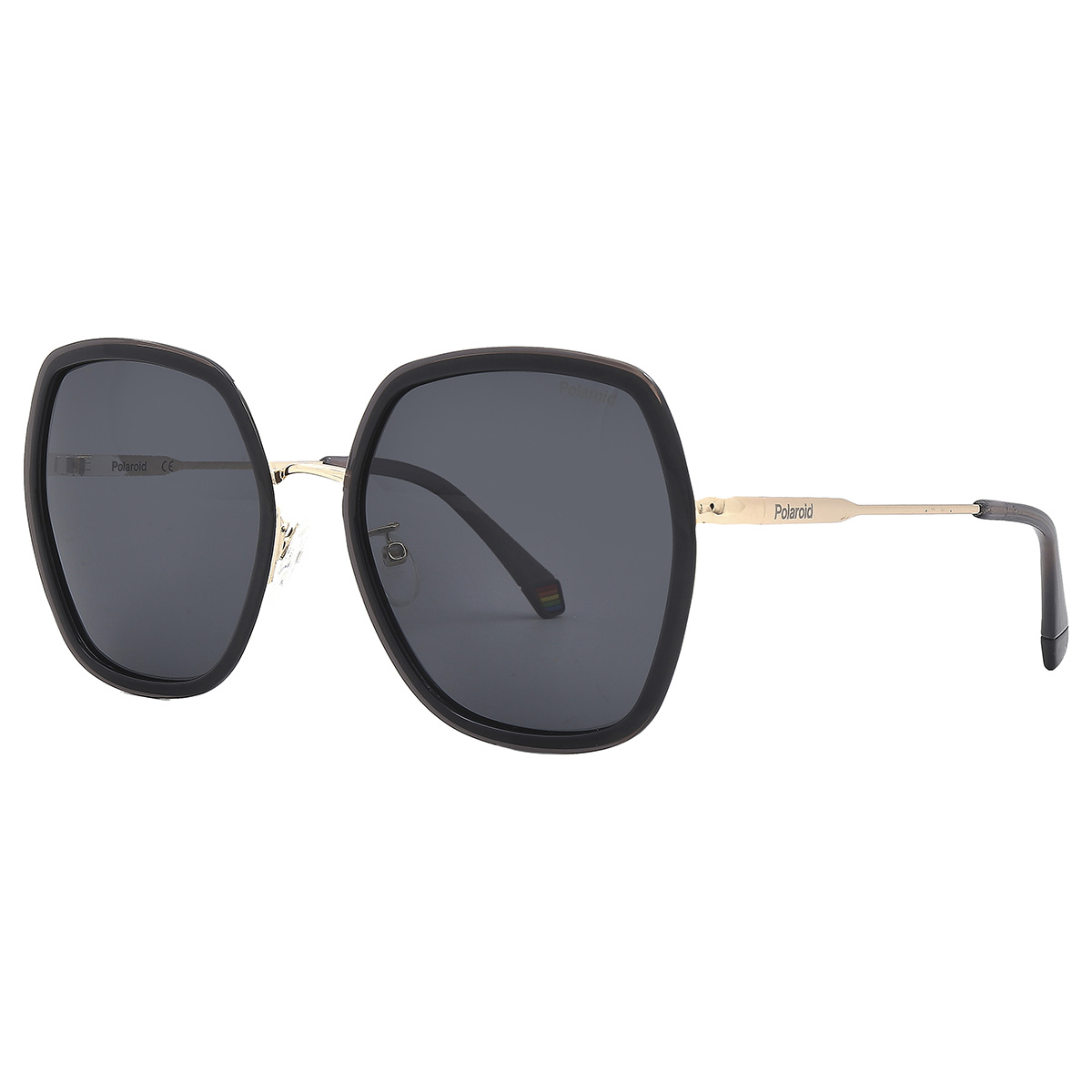 Polaroid Core Polarized Grey Butterfly Ladies Sunglasses PLD 6153/G/S ...