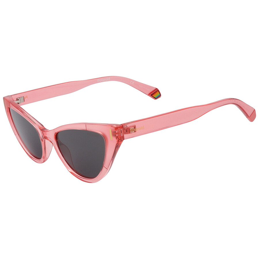 Polaroid Polarized Grey Cat Eye Ladies Sunglasses PLD 6174/S 09R6/M9 52 ...