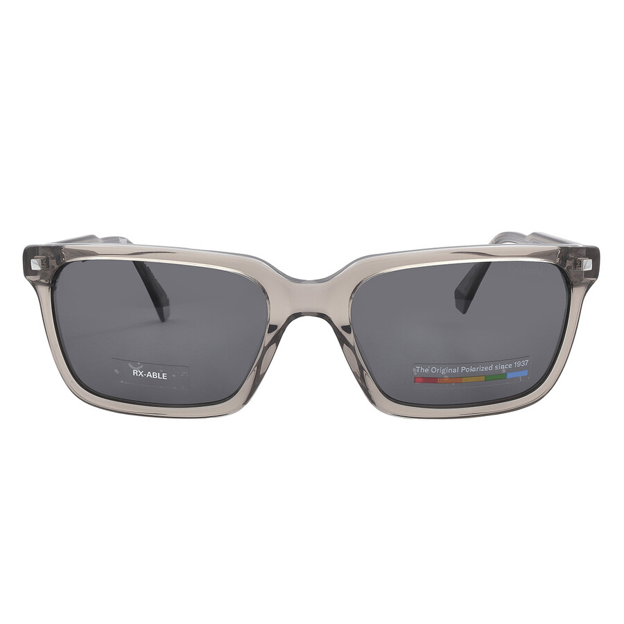 Polaroid Polarized Grey Rectangular Men's Sunglasses PLD 4116/S/X 010A ...