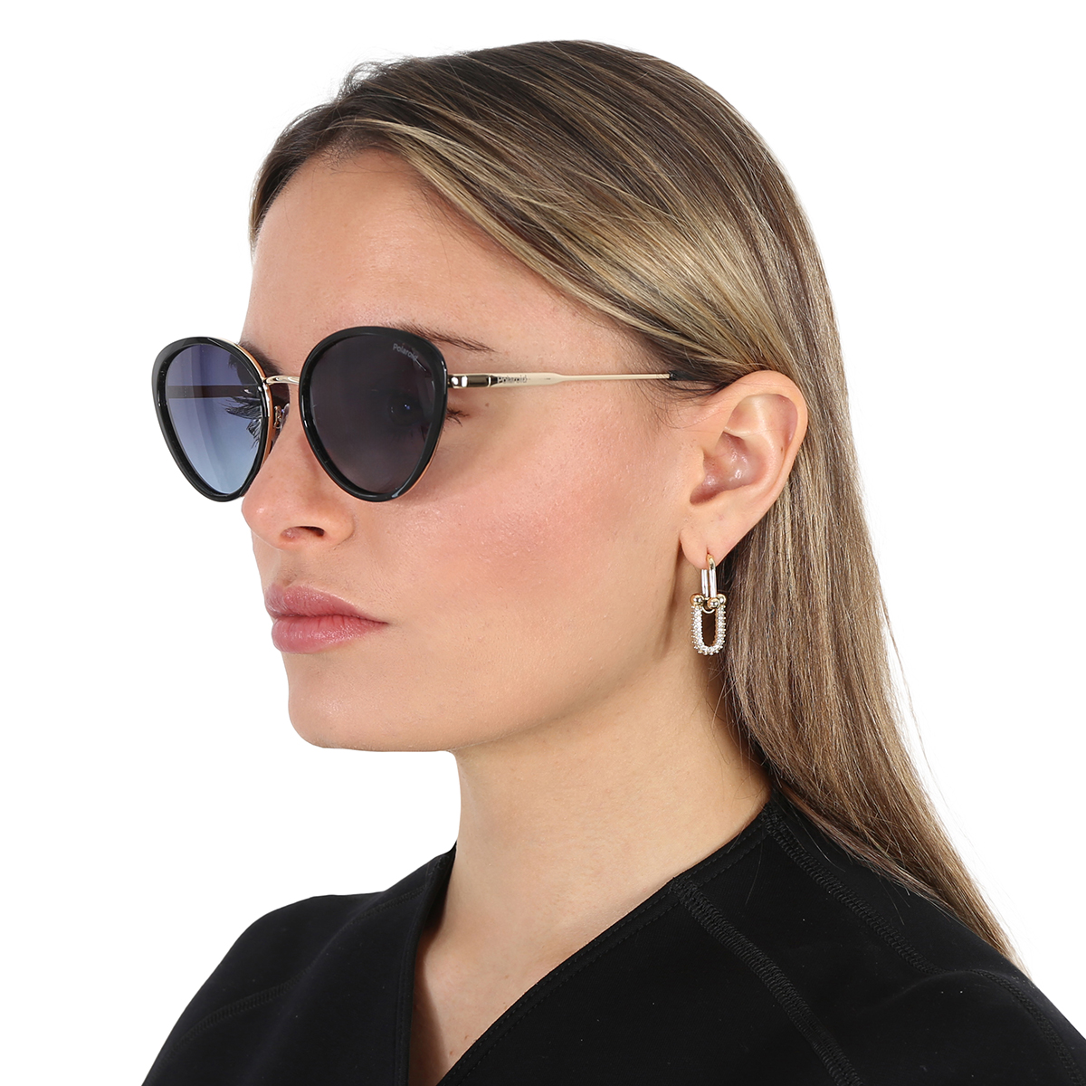 Polaroid Polarized Grey Shaded Cat Eye Ladies Sunglasses PLD 6145/S ...