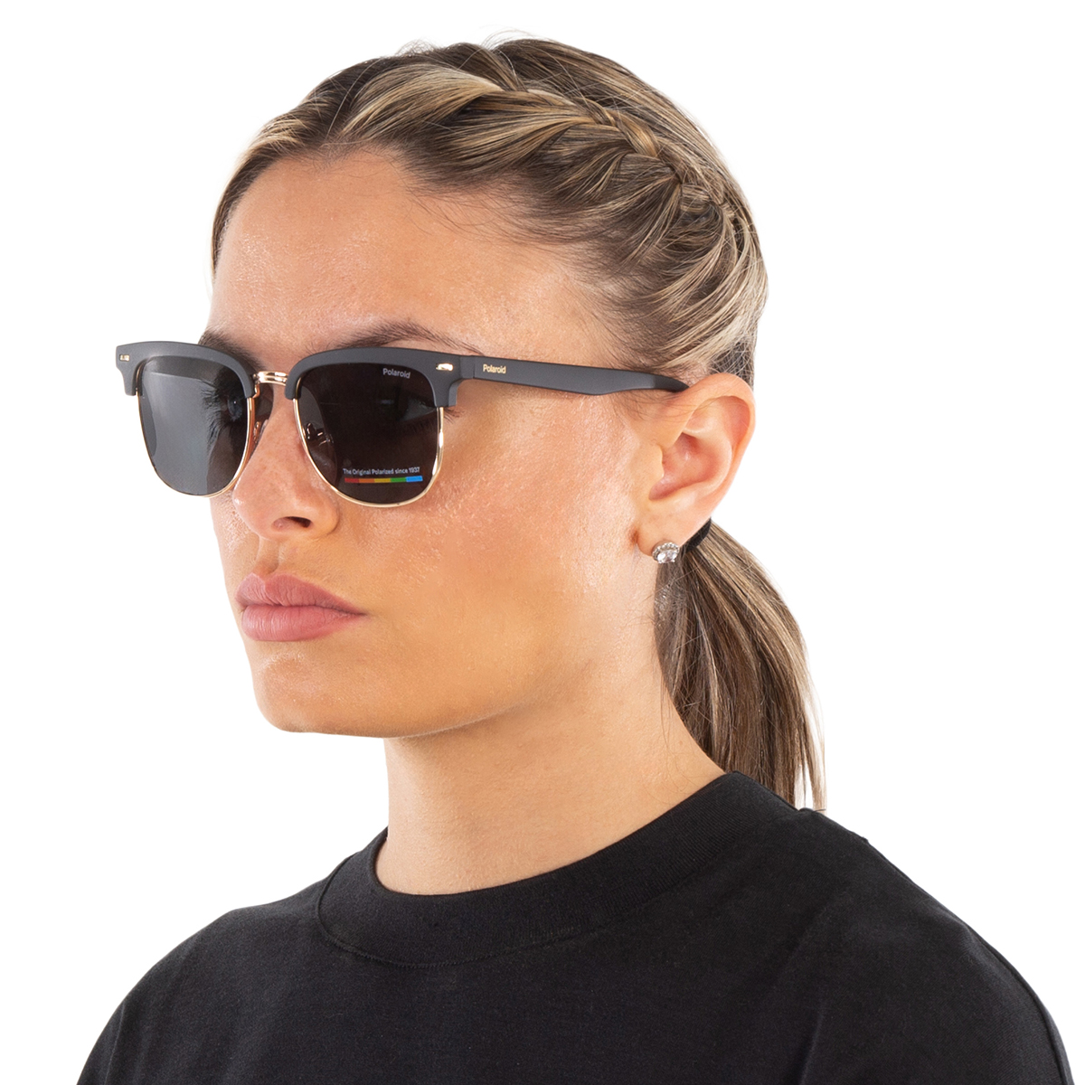 Polaroid Polarized Grey Square Unisex Sunglasses PLD 4121/S 0003/M9 52 ...