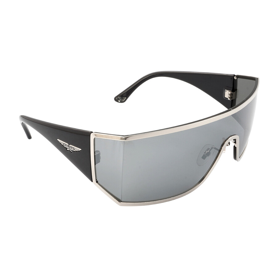Police Grey Shield Men's Sunglasses SPL892 579X 99 190605175408 ...