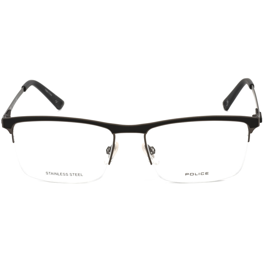 Police Men's Black Square Eyeglass Frames VPL564062754 190605033678 ...
