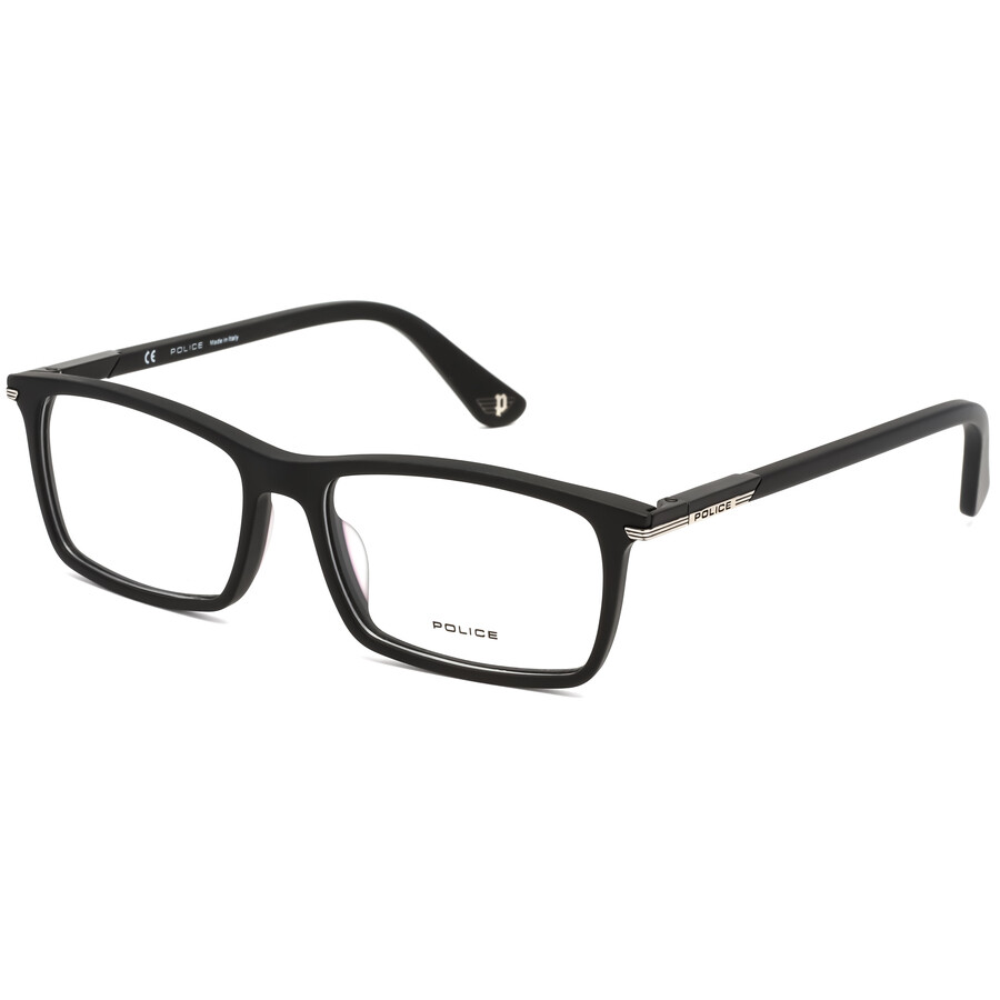 Police Men's Black Square Eyeglass Frames VPL691070353 190605074824 ...