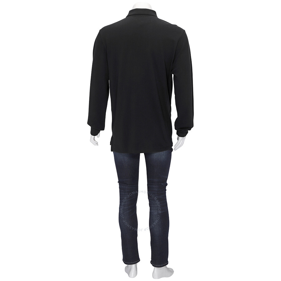 Polo Ralph Lauren Classics Men's Black Slim Fit Polo Shirt, Size Large ...