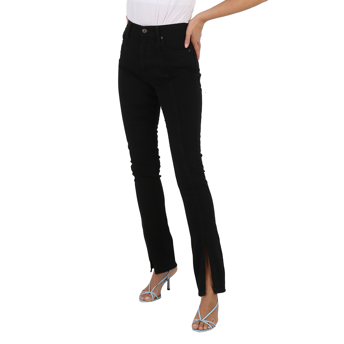 Polo Ralph Lauren Ladies High-Waisted Split Hem Skinny Jeans, Waist ...