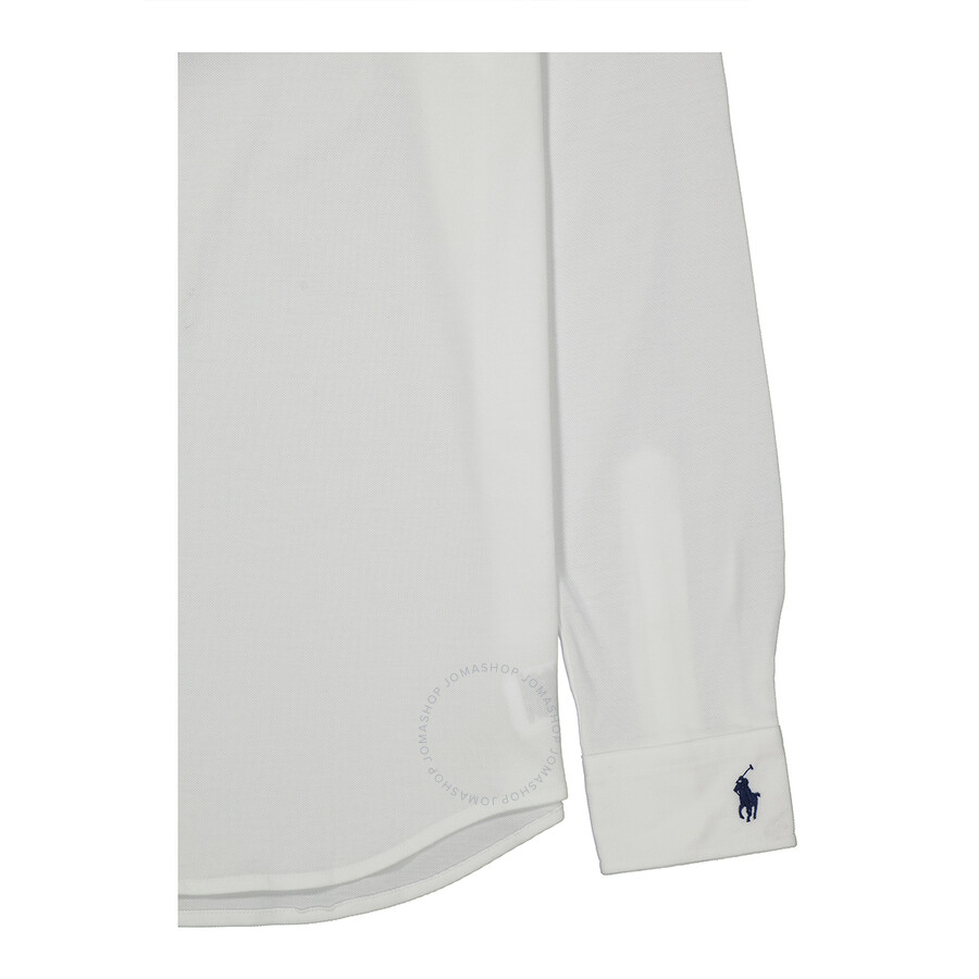 Polo Ralph Lauren Men's White Button-Down Long Sleeve Shirt, Size Large 710858511001 - Apparel ...