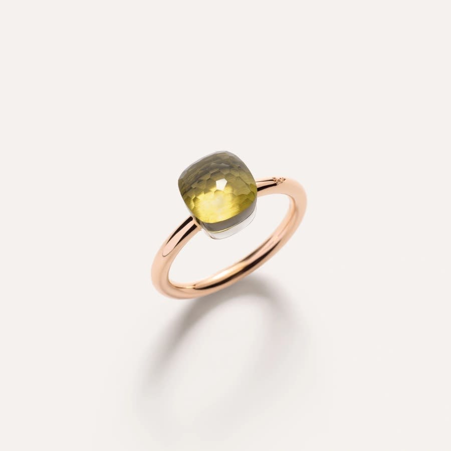 Pomellato Ring Nudo Petit Lemon Quartz - Size 52 - Size 6 - PAB4030 ...