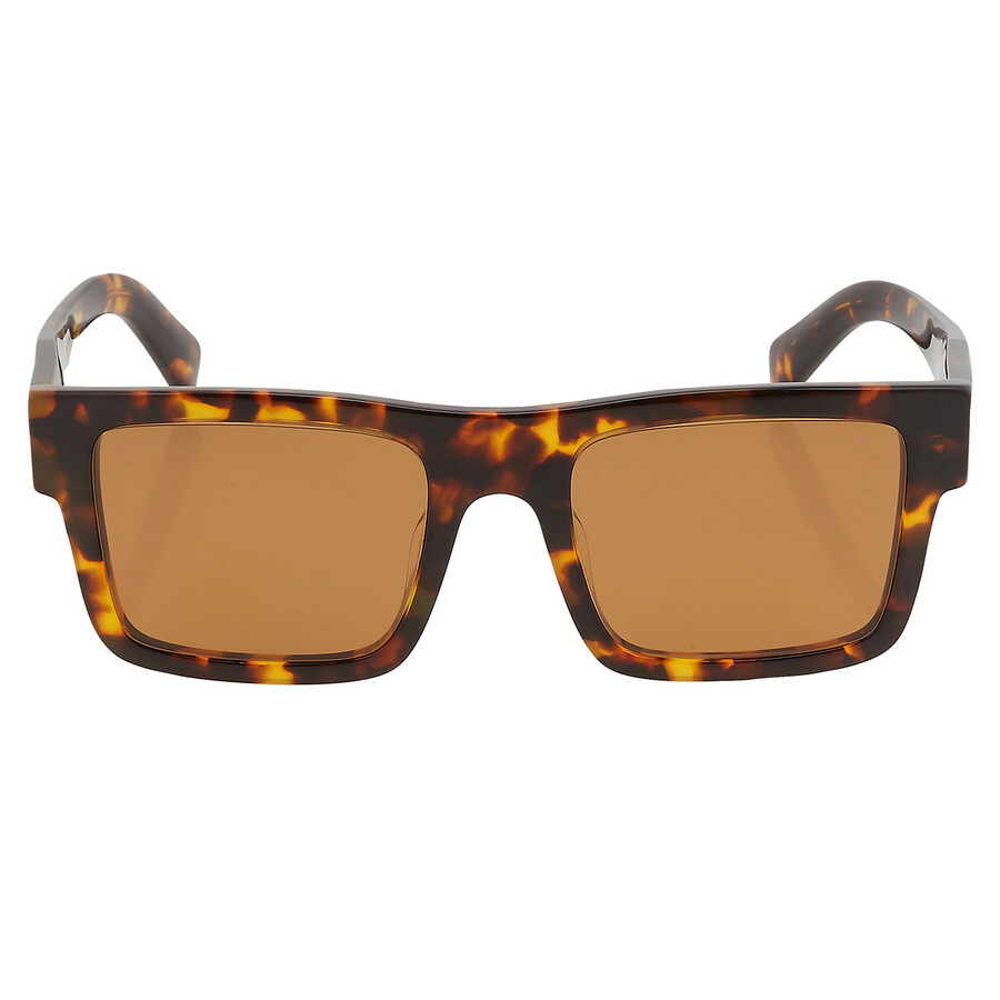 Prada Brown Browline Men's Sunglasses PR 19WSF VAU2Z1 52 8056597787307 ...