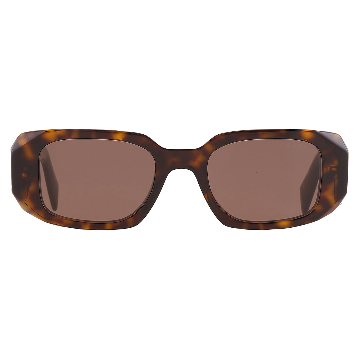 Prada Brown Rectangular Ladies Sunglasses PR 17WS 2AU8C1 49 ...