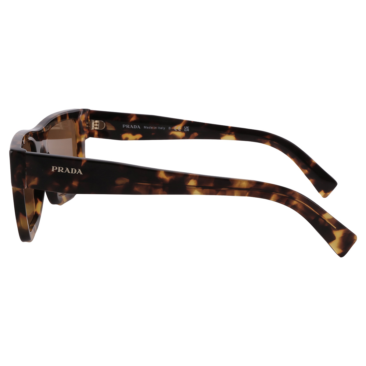 Prada Brown Rectangular Men's Sunglasses PR 19WS VAU2Z1 52 ...