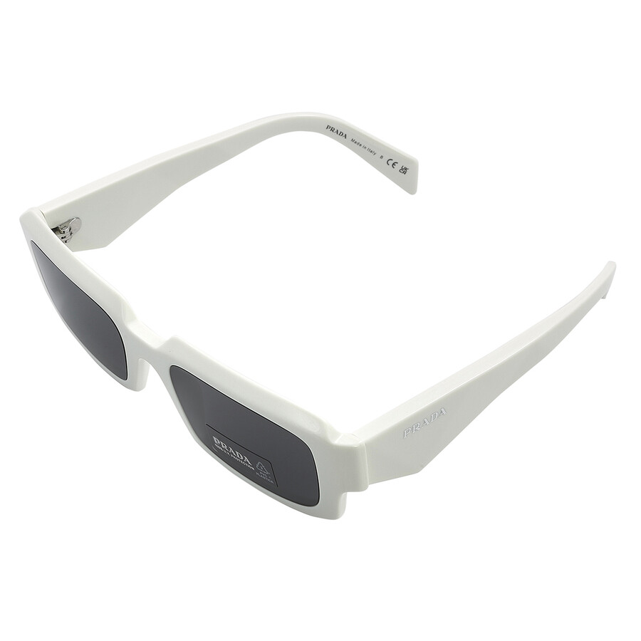 Prada Dark Gray Rectangular Men's Sunglasses PR 27ZS 17K08Z 54 ...