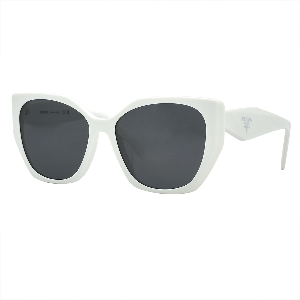 Prada Dark Grey Cat Eye Ladies Sunglasses PR 19ZSF 1425S0 56 ...